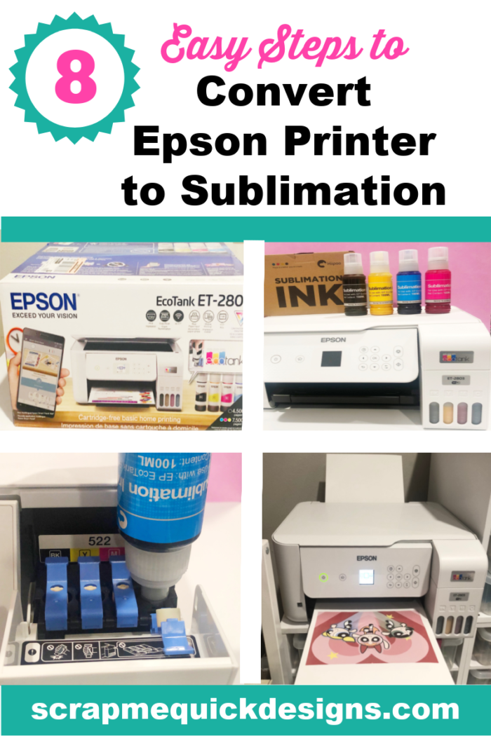 Easily Convert Epson Printer to Sublimation
